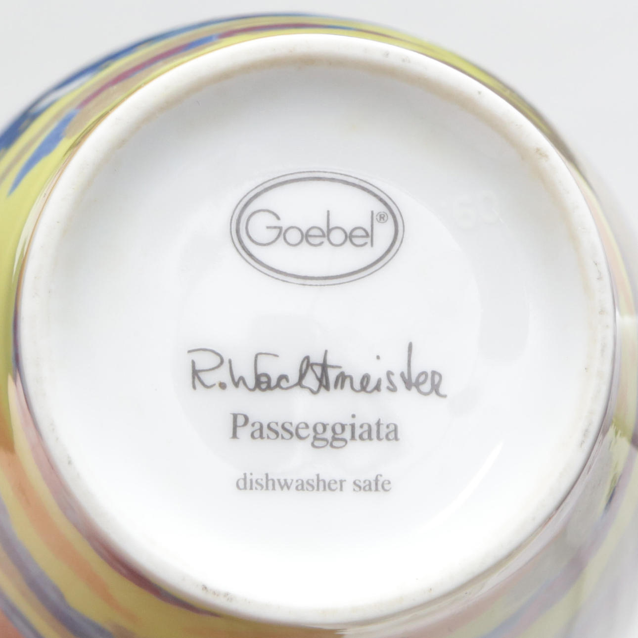 MUGGAR, 2 st, porslin, Goebel, Rosita Wachtmeister, kattmotiv, moderna. Keramik & Porslin ...