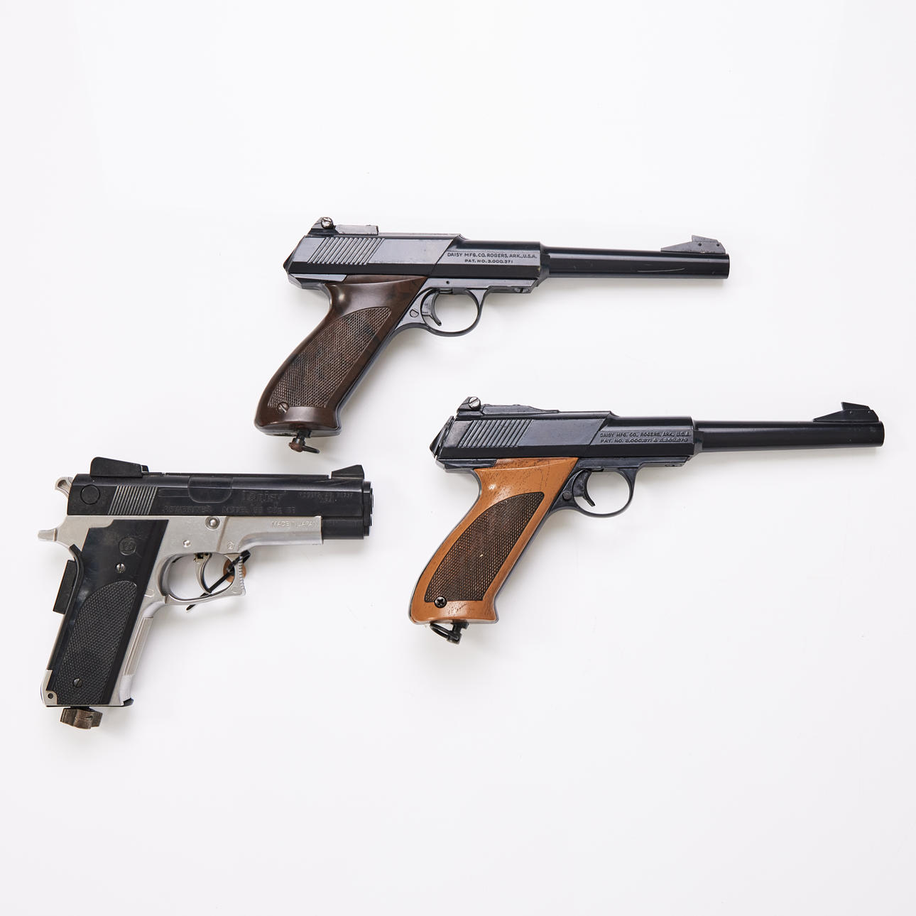 LUFTPISTOLER, 3 st, Daisy; CO2 200, The Masterwork och Power Line 93, i ...