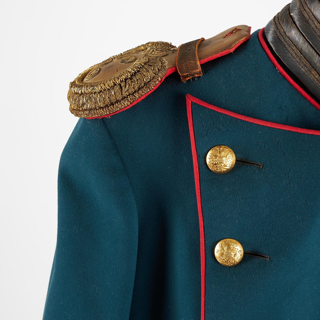 PARADUNIFORM ROCK OCH EPOLETTER, för generalstaben i den kejserliga ...