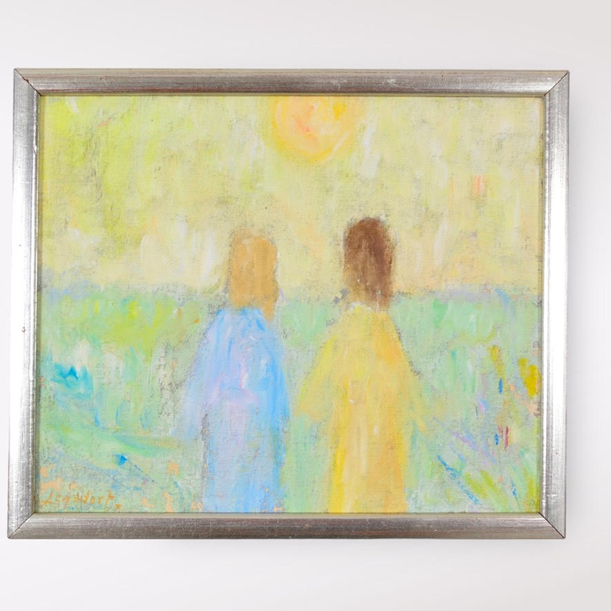 ANDREAS LENSDORF. Olja på duk. Konst - Måleri - Auctionet