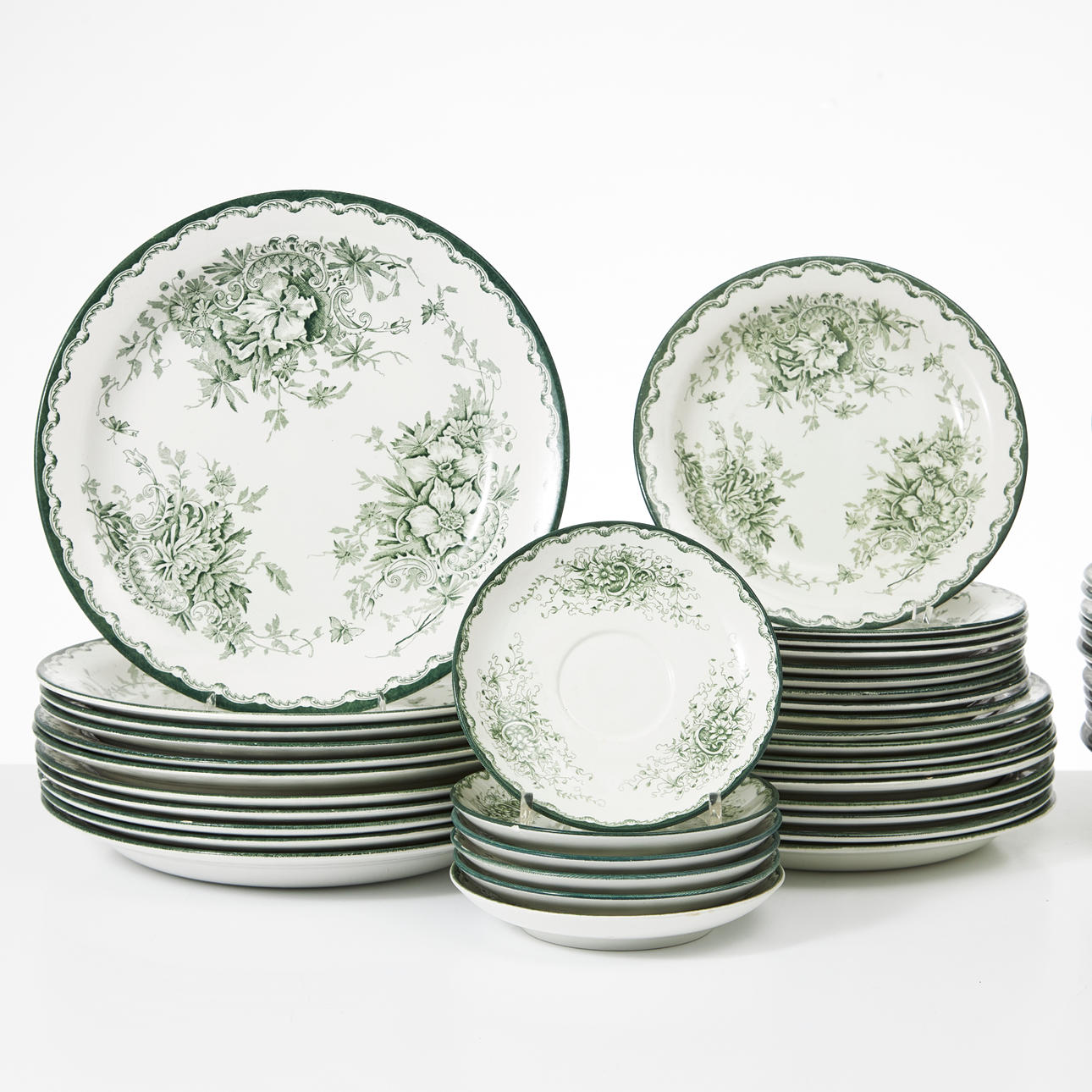 RÖRSTRAND, "Grön Anna", 54 dlr., porslin, i detta utförande i ...