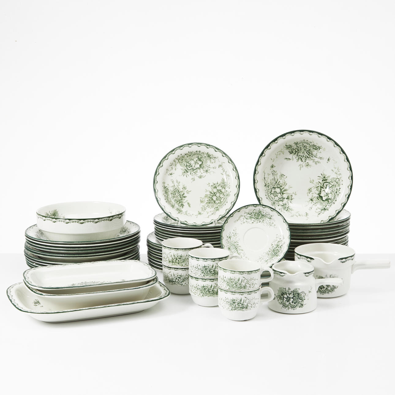 RÖRSTRAND, "Grön Anna", 54 dlr., porslin, i detta utförande i ...