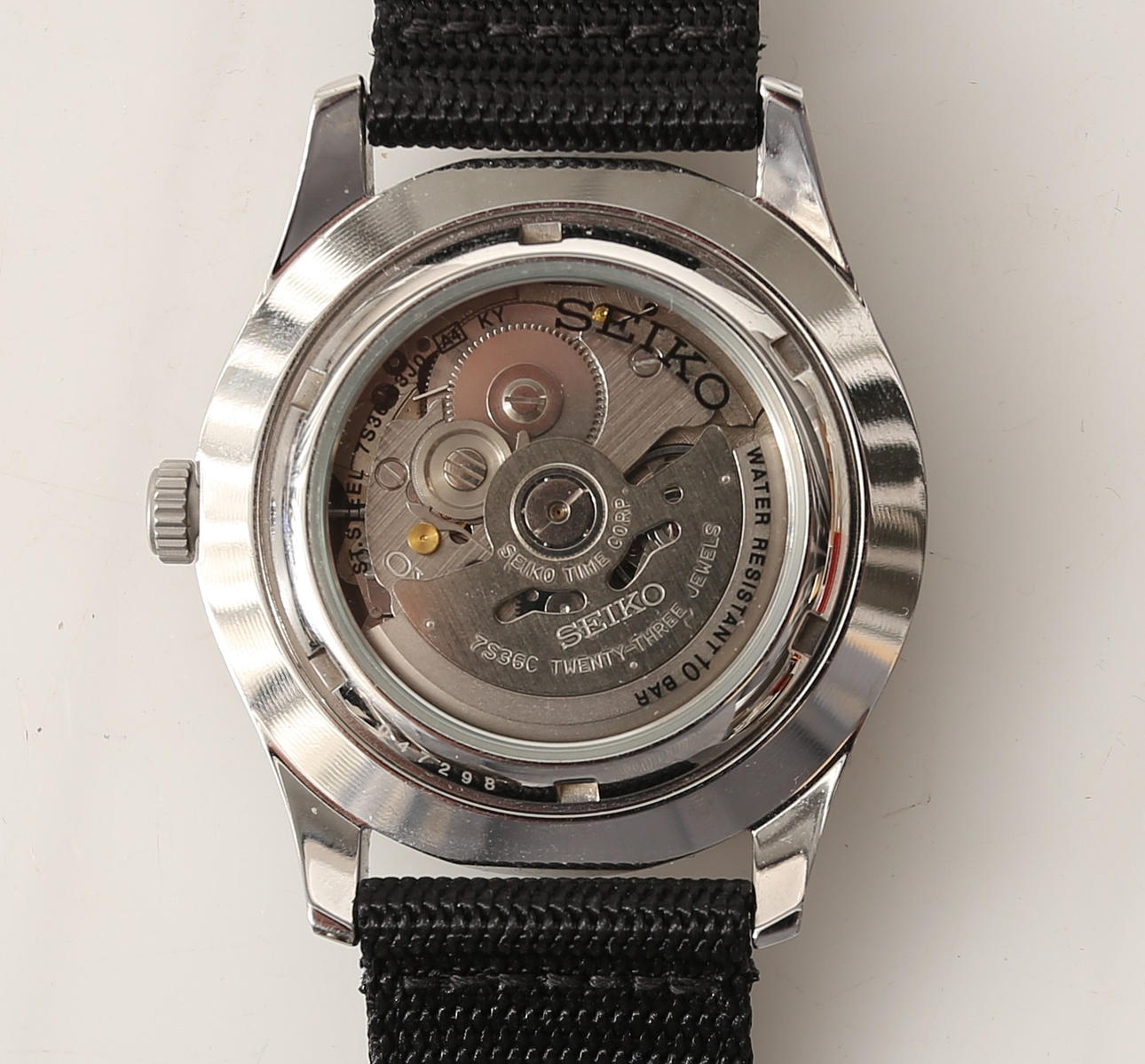 ARMBANDSUR, Seiko, steel, 5 Sports, automatic, 100m. Bakboett av glas ...