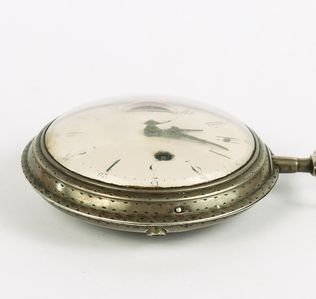 FICKUR, Nicolas Lind (svensk), London, silver med spindelgång, 17/1800 ...