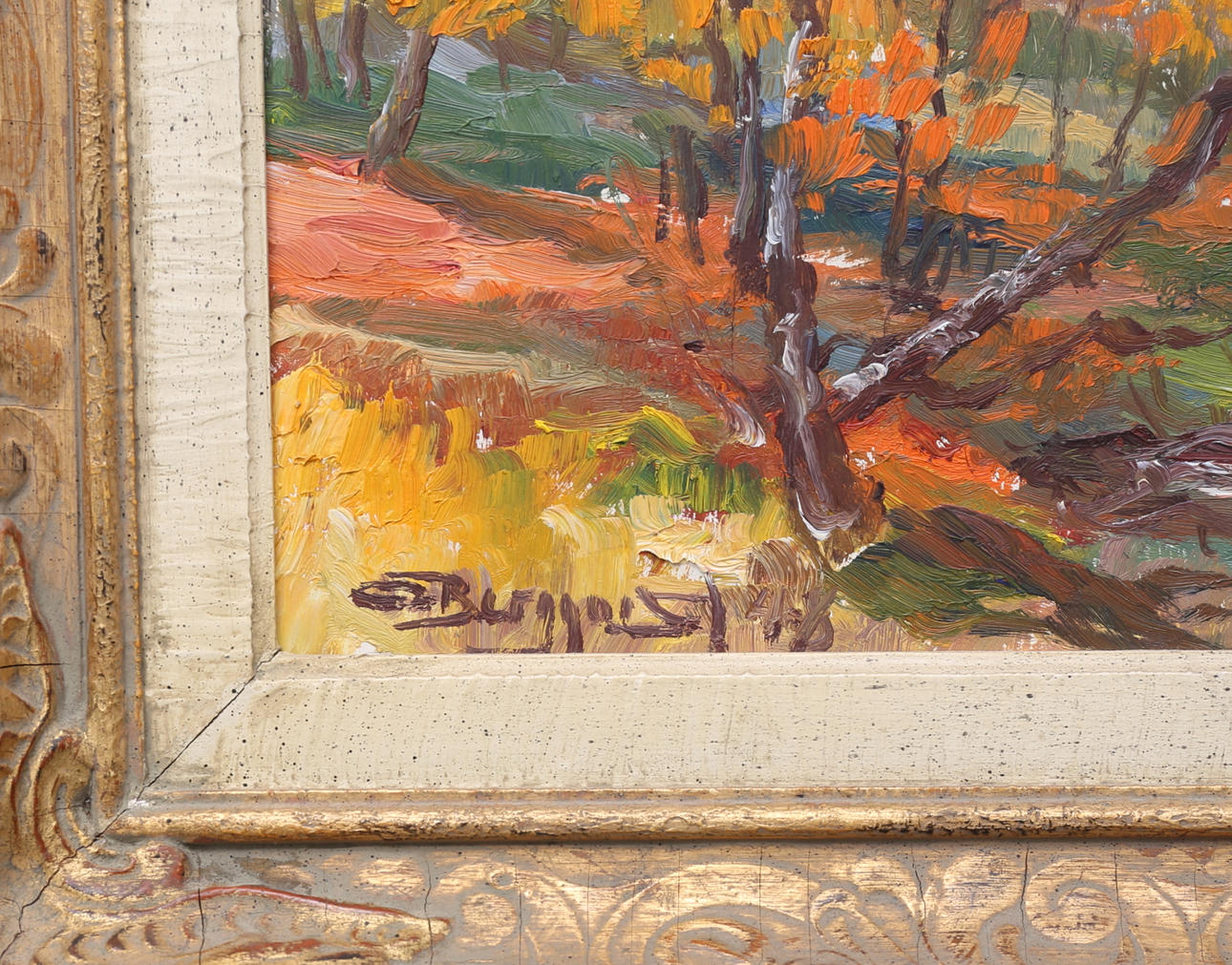 OSKAR LUDVIG MANFRED BERGQUIST. (Född 1890). Olja på pannå, Norrlands ...