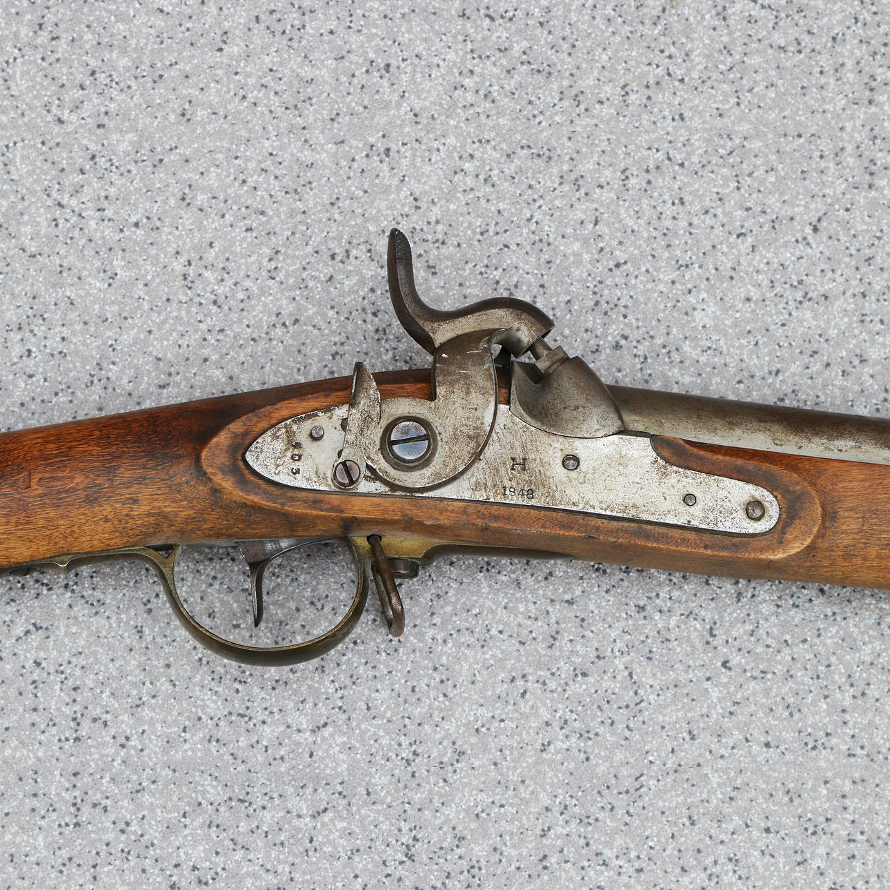 HUSQVARNA FACTOR. PERCUSSION LOCK RIFLE. Sweden, made in 1848. Weapons ...