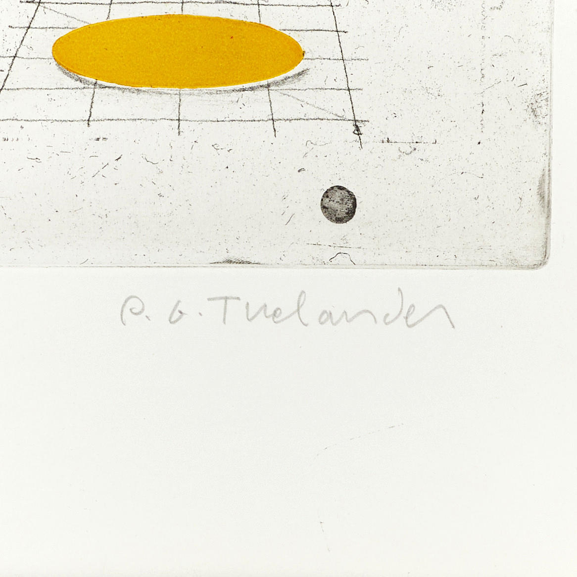 PÄR GUNNAR THELANDER (född 1936). Komposition, ur mappen "7 etsningar ...