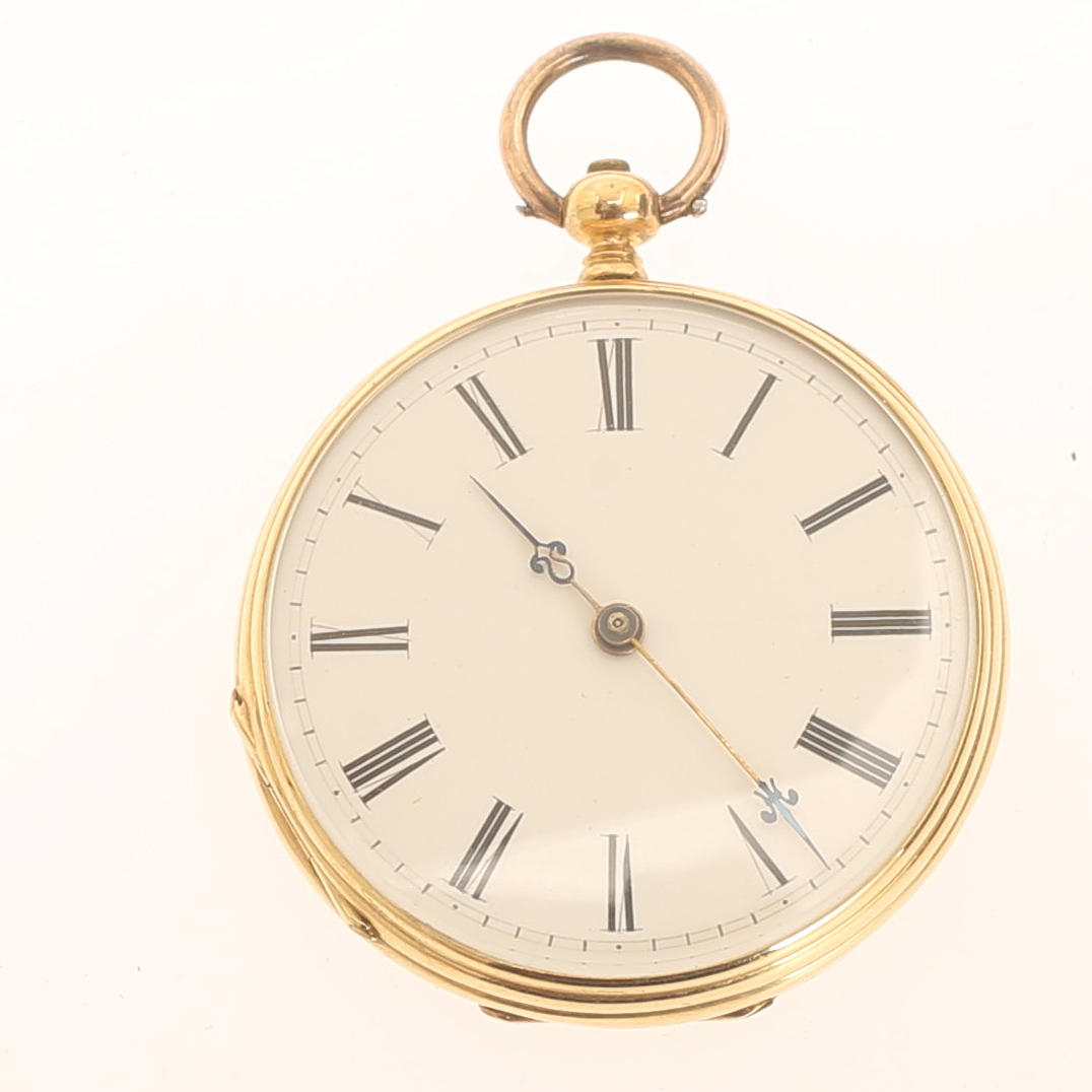 FICKUR, 18k guld. Klockor & Ur - Fickur & Stoppur - Auctionet