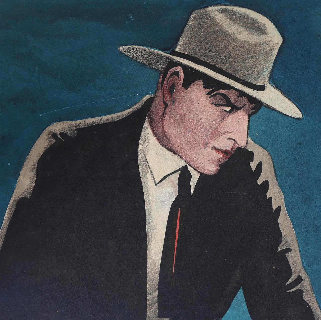 A HAND-PAINTED POSTER, Robert Warwick, 1920/30's. Art - Paintings ...