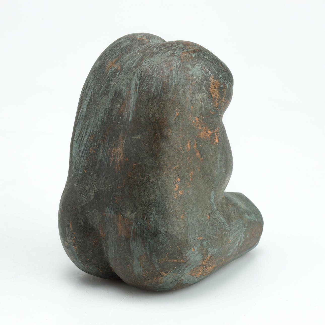HENRY WILLIAM HALLBERG (1900-1998). Skulptur, Torso, lergods, signerad ...