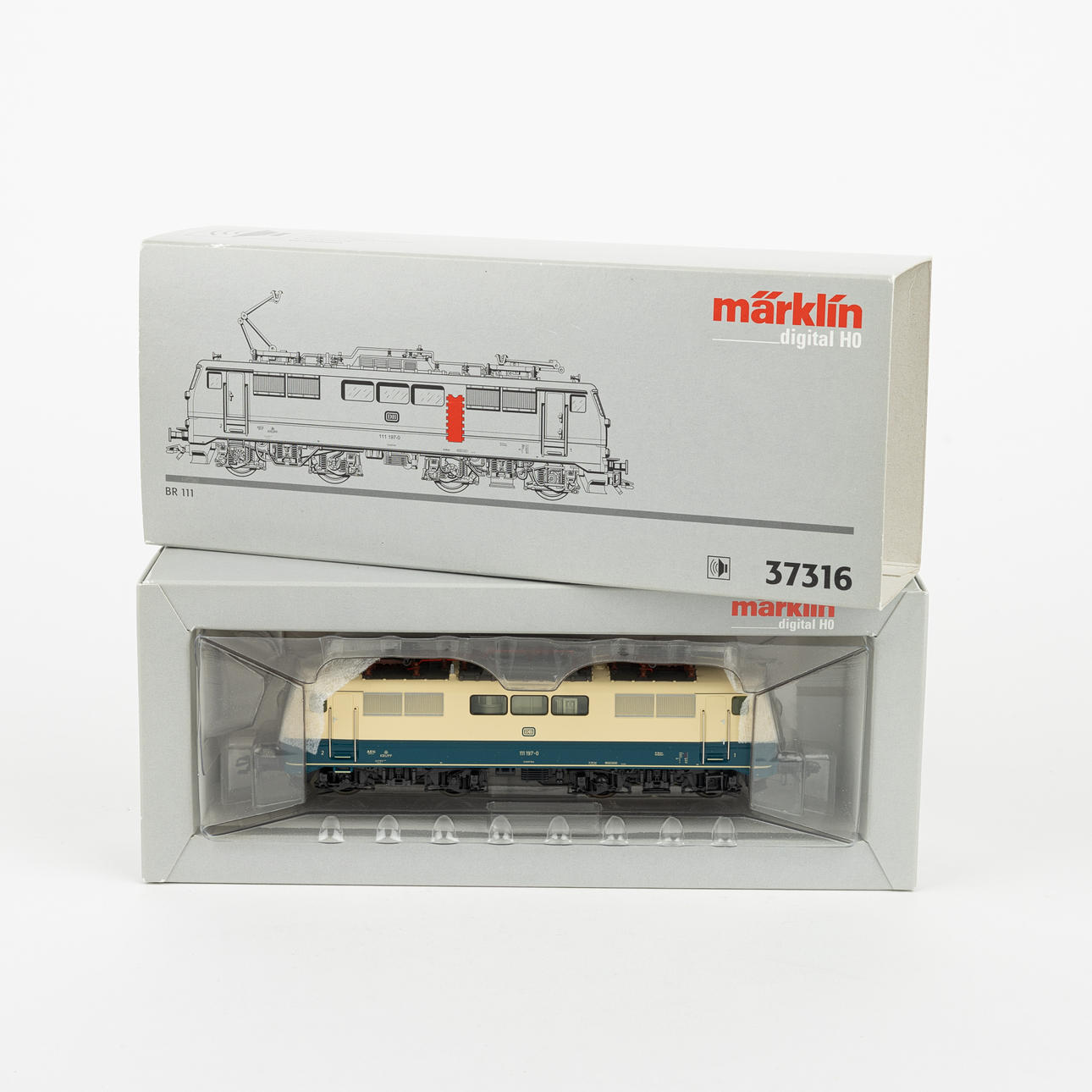 MÄRKLIN 37316 DB electric locomotive BR 111, sound, original packaging ...