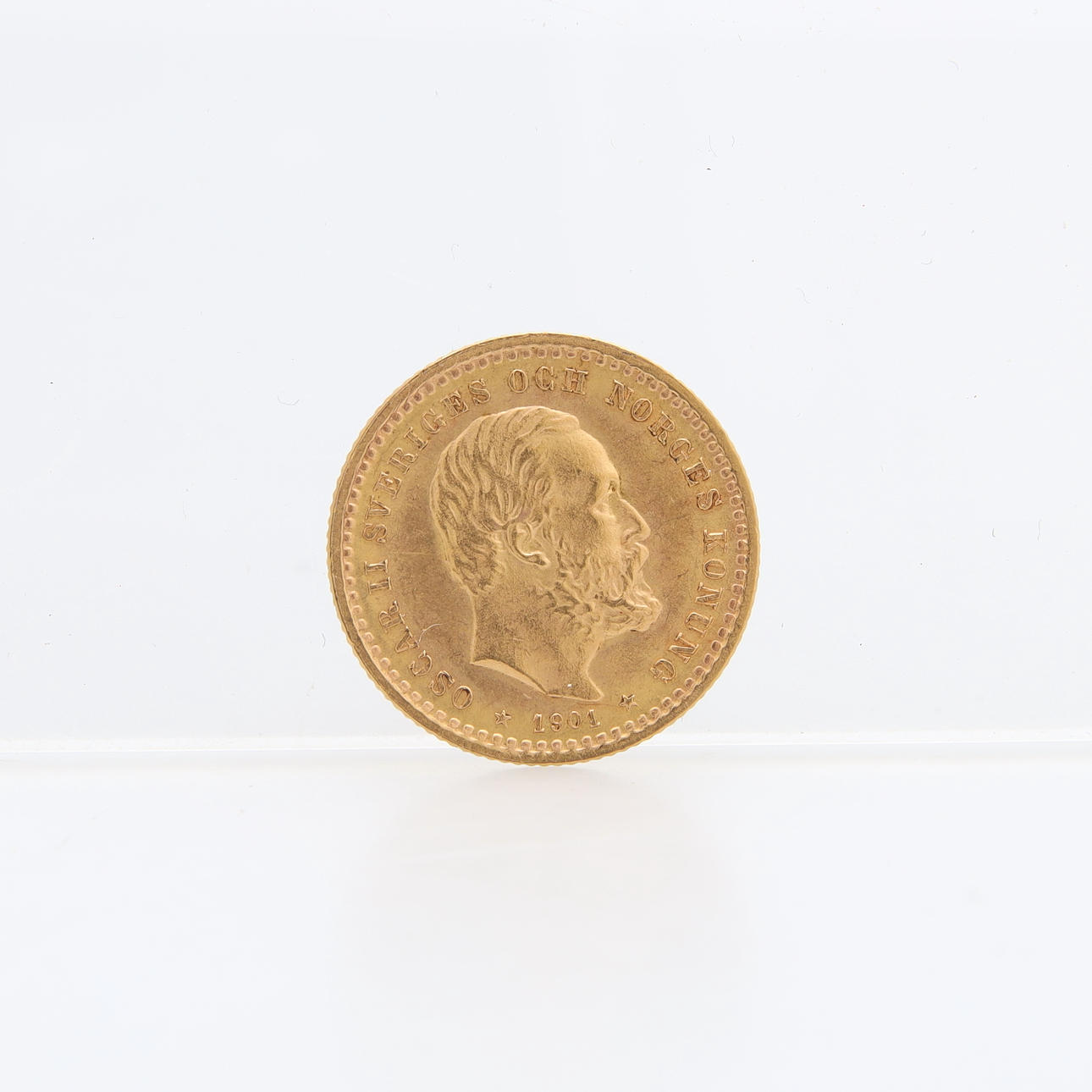 GULDMYNT, 5 kr, Sverige, 1901. Mynt, Medaljer & Frimärken - Mynt ...