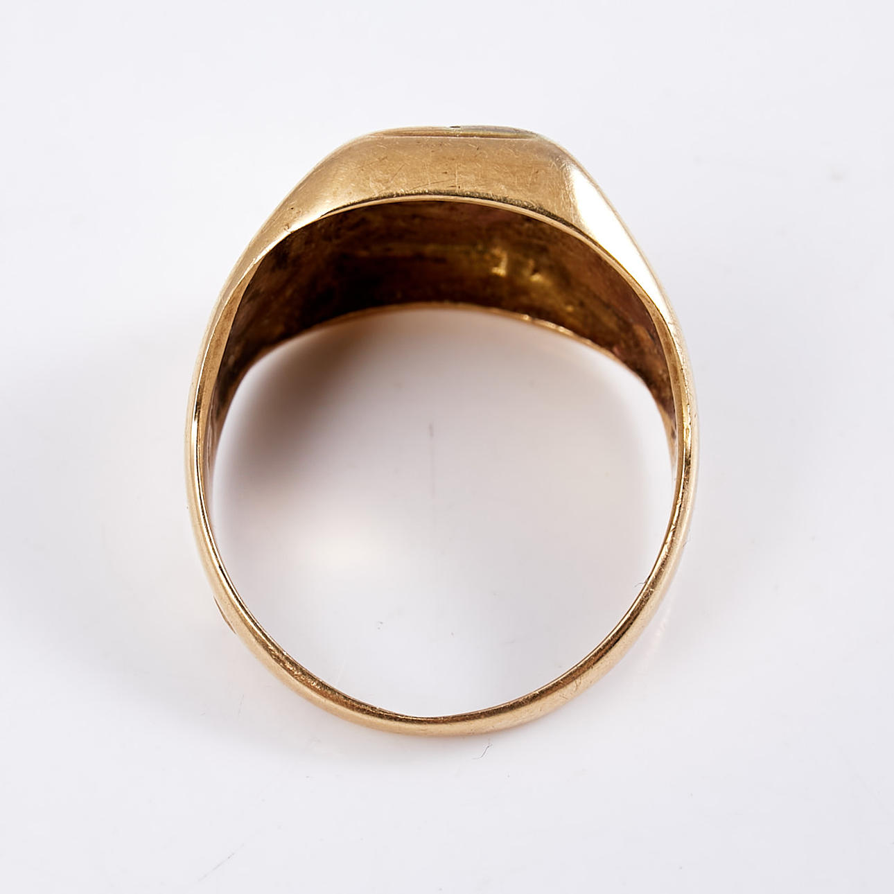 RING, s.k klackring, 14 k guld. Smycken & Ädelstenar - Ringar - Auctionet