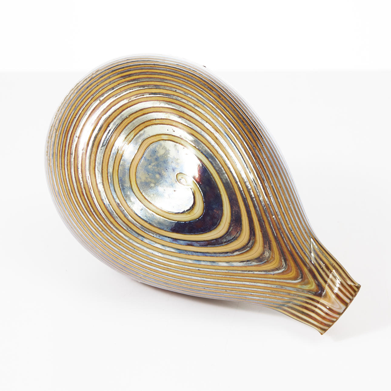 OIVA TOIKKA. Figure “Alli” (elf bird), polychrome glass, signed O ...