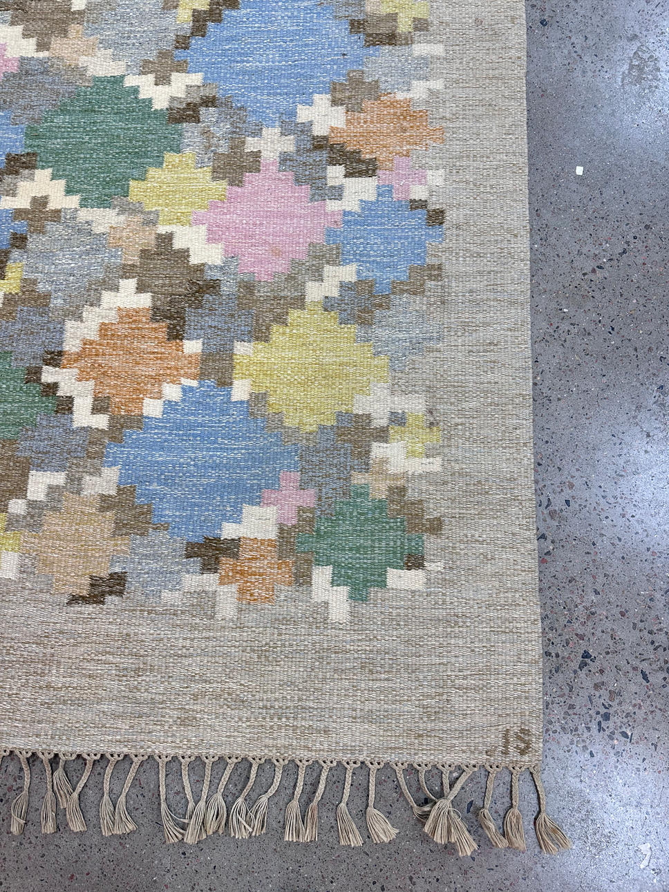 INGEGERD SILOW. MATTA, röllakan, 1900-tal. Mattor & Textil - Mattor ...