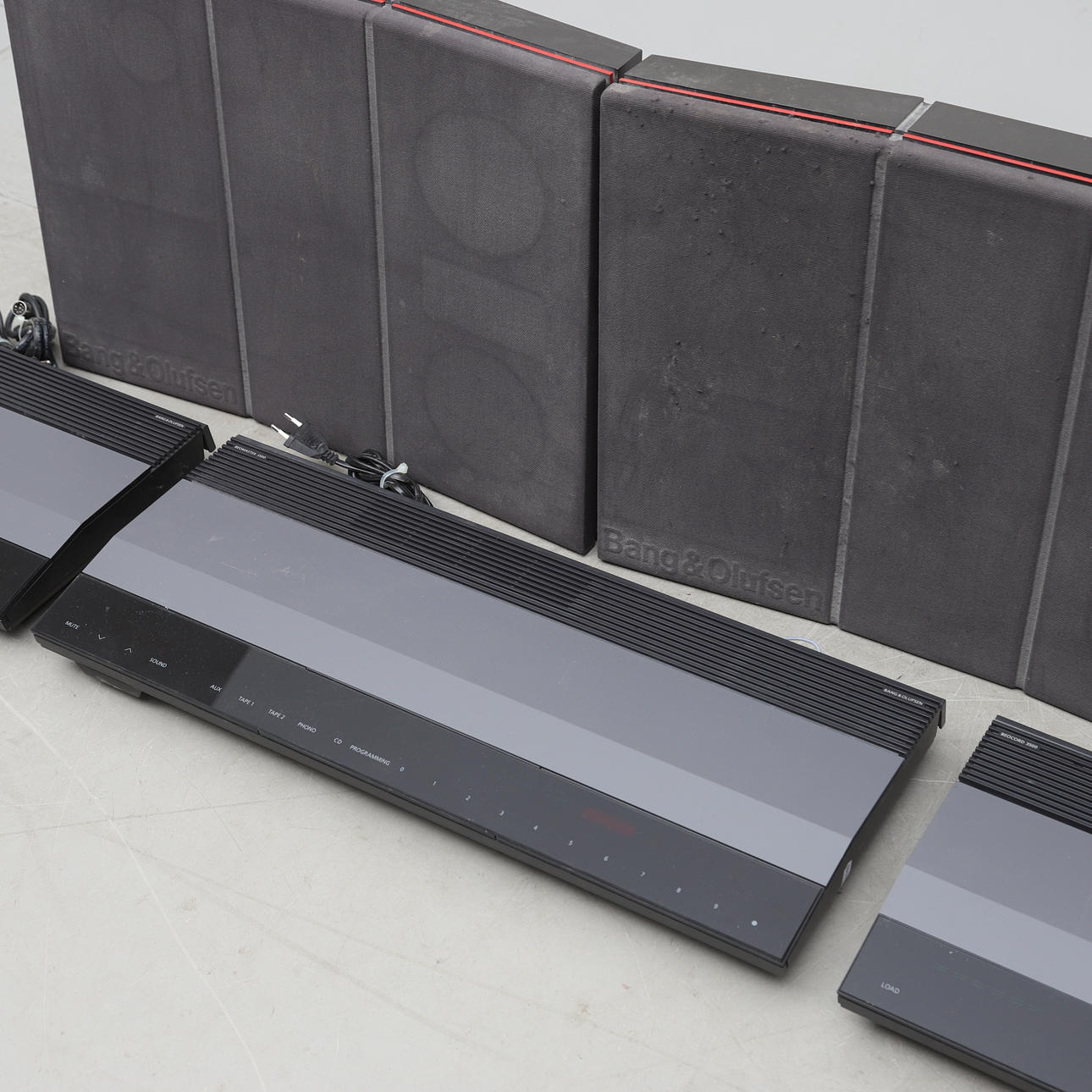 BANG & OLUFSEN. stereoanläggning, 5 delar, "Beosystem 3500", Danmark ...