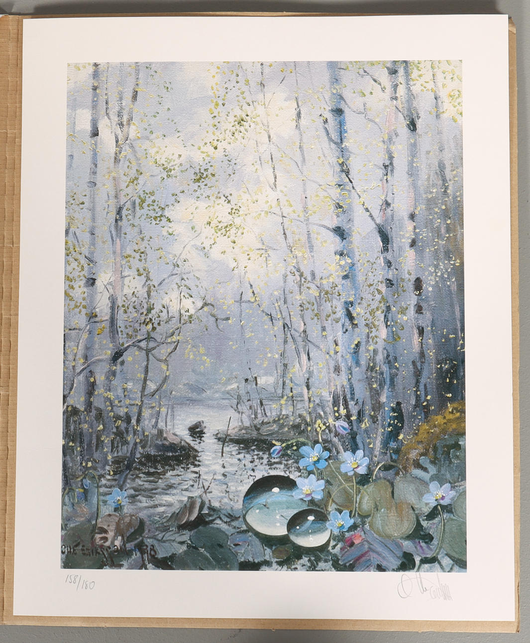 OLLE ERIKSSON litografi158/180, signerad. Konst - Grafik - Auctionet