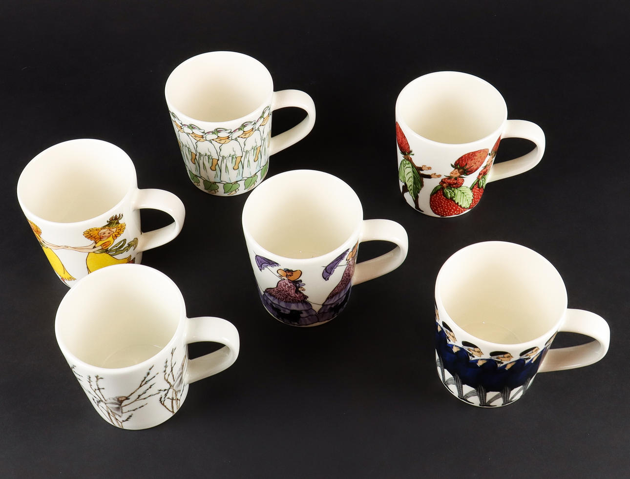 MUGGAR 6 stycken, porslin, Design House Stockholm. Keramik & Porslin ...