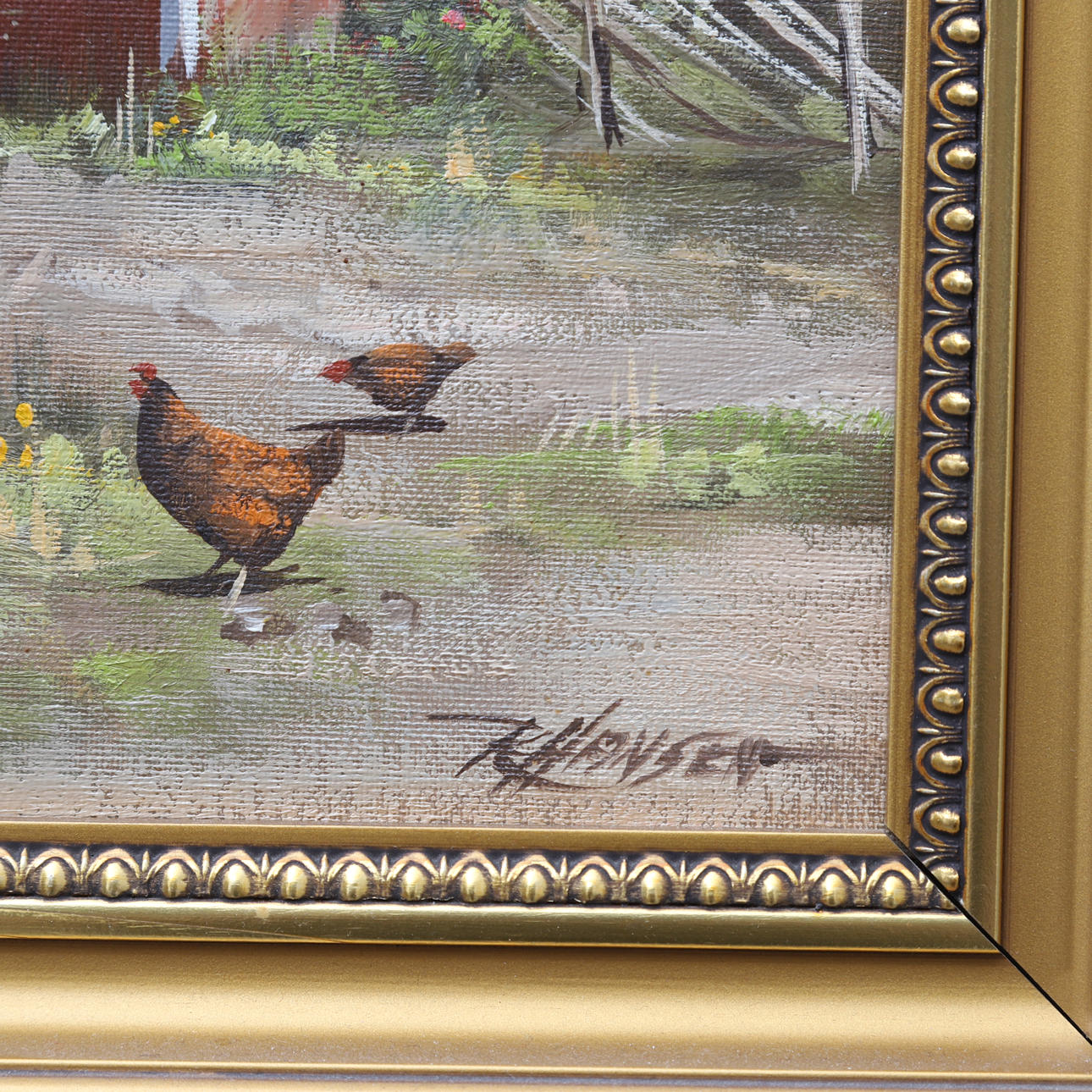 ROALD HANSEN. Olja på duk, signerad R. Hansen. Konst - Måleri - Auctionet