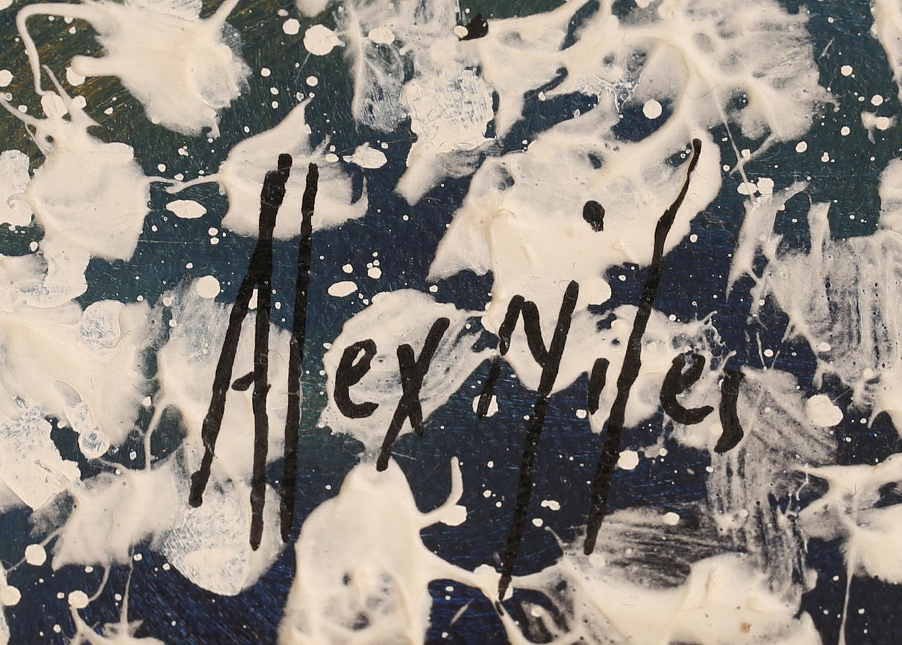 ALEX MILES. Oil on canvas, signed. Art - Paintings - Auctionet