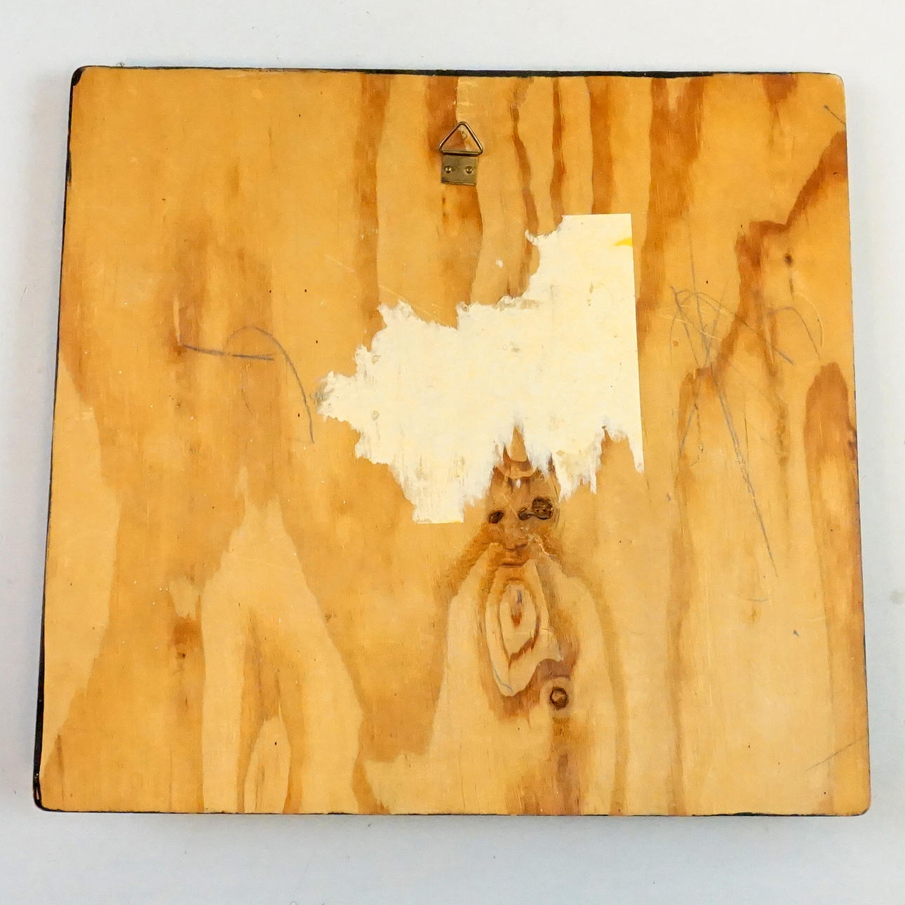 A wall relief, replica of the golden mask from Mycenae (the death mask ...