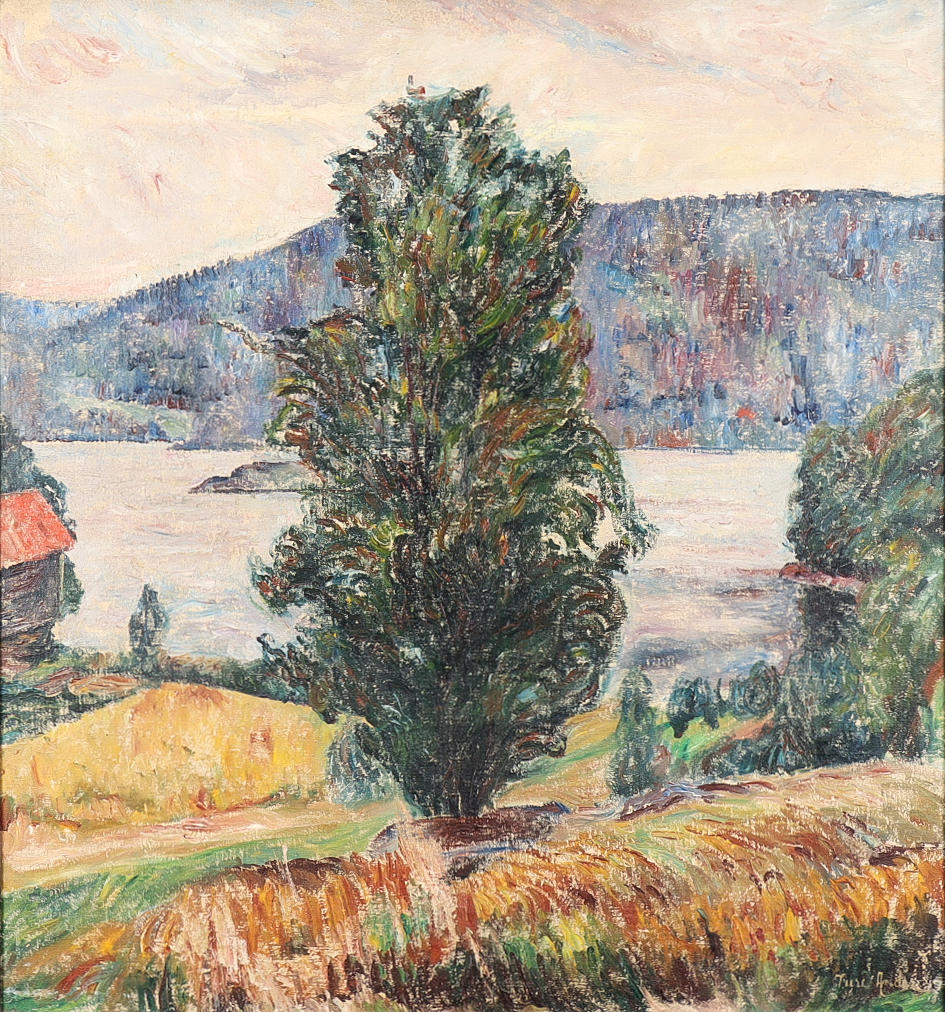 TURE ANDER. Olja på duk, signerad. Konst - Måleri - Auctionet