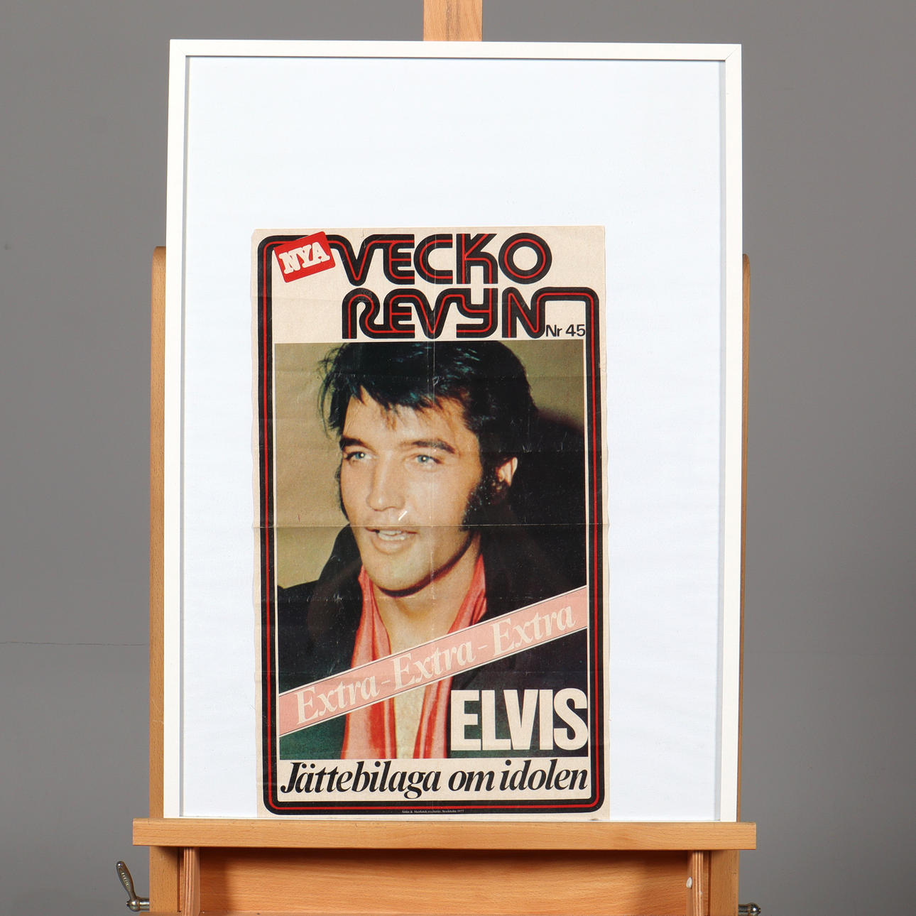 POSTER, 2 st, Elvis Presley. Konst - Grafik - Auctionet