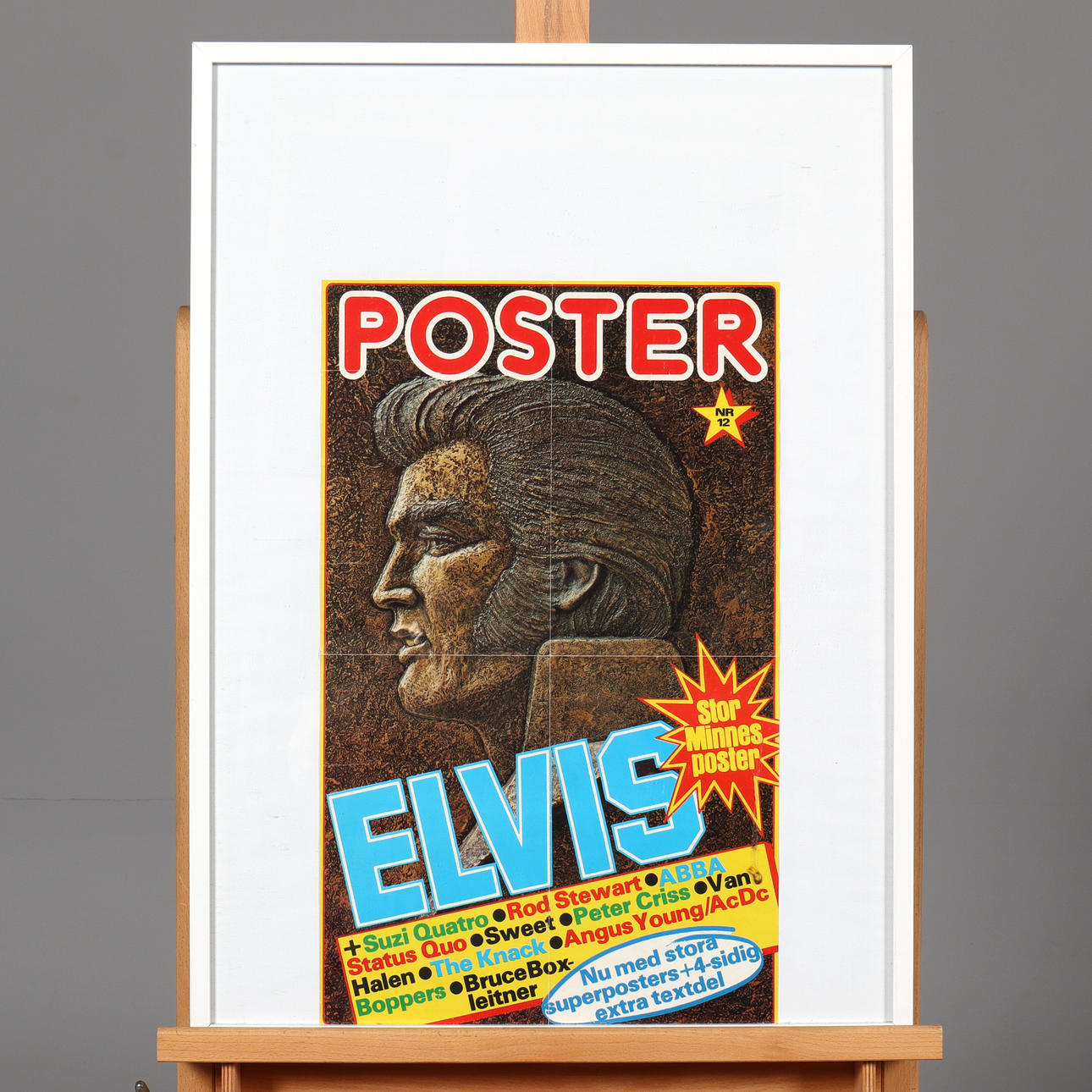 POSTER, 2 st, Elvis Presley. Konst - Grafik - Auctionet