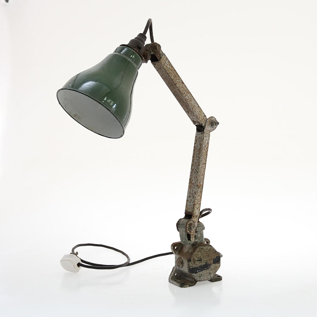 A VINTAGE INDUSTRIAL ANGLEPOISE LAMP. Lighting & Lamps - Table Lamps ...