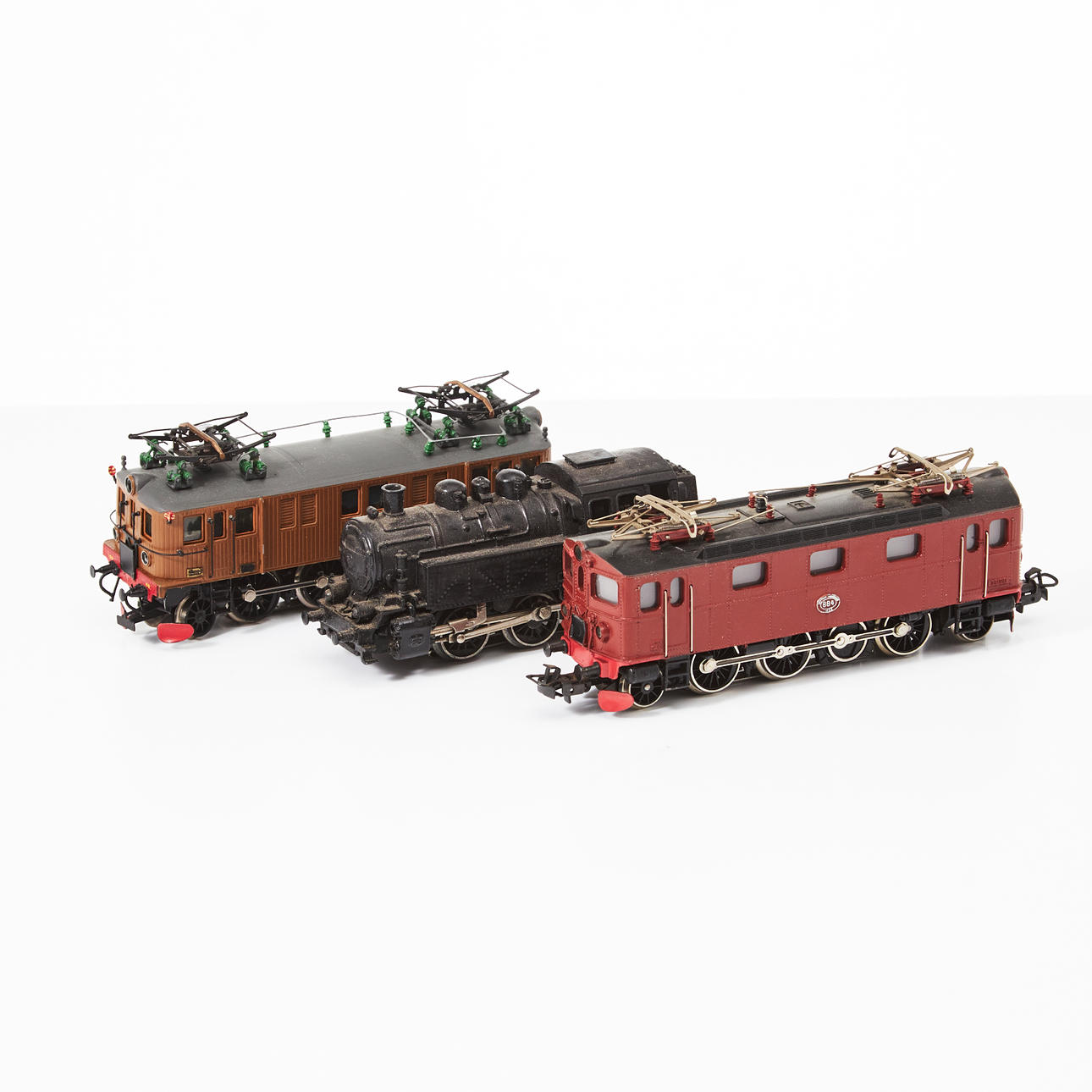 MÄRKLIN, lok 3 st., nr 3030, 3170, SJ:s "Da-lok", Väst-Tyskland, D109 ...