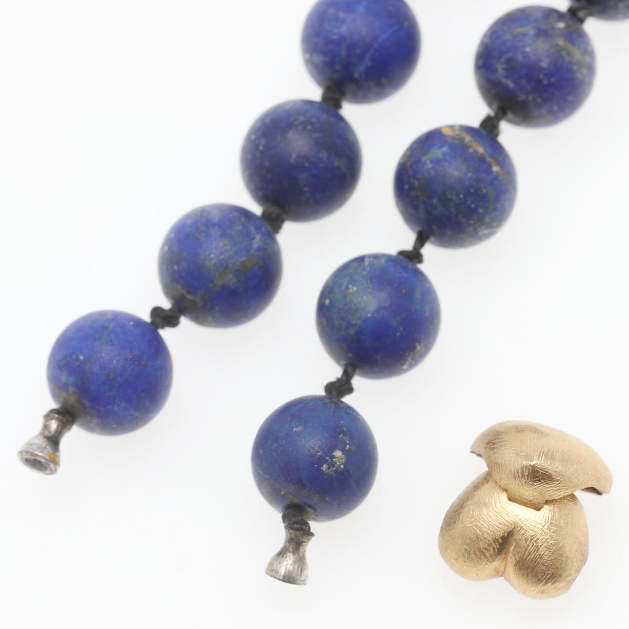 OLE LYNGGAARD. necklace, heart clasp in 18k gold and jasper, Ole ...