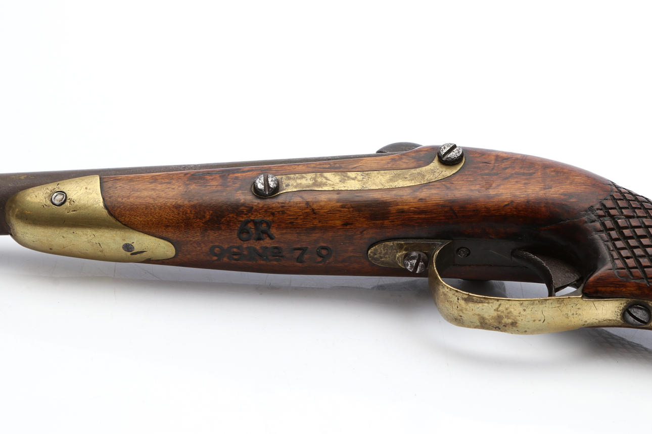 EQUESTRIAN GUN. Sweden, M/1850. Husqvarna factor, 1852. Marked: 6R, 9S ...