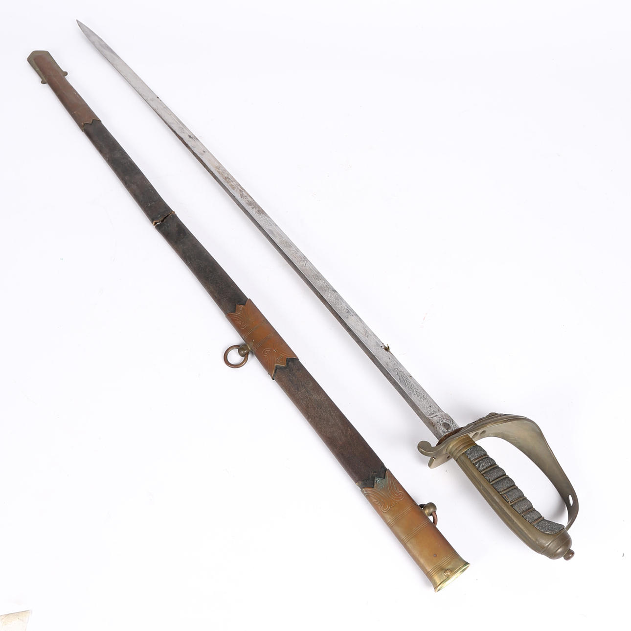 FIRST WORLD WAR PERIOD ROYAL NAVY WARRANT OFFICERS SWORD. Weapons ...