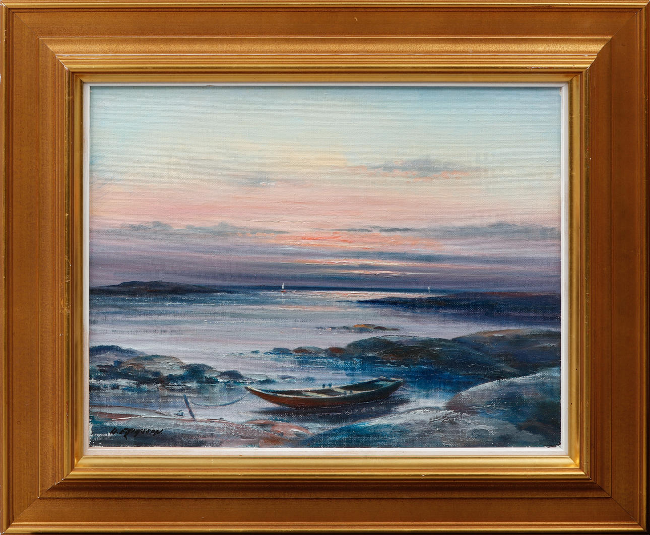 ULF ERIKSSON. "Stilla hav, Hönö", olja på duk, signerad. Konst - Måleri ...