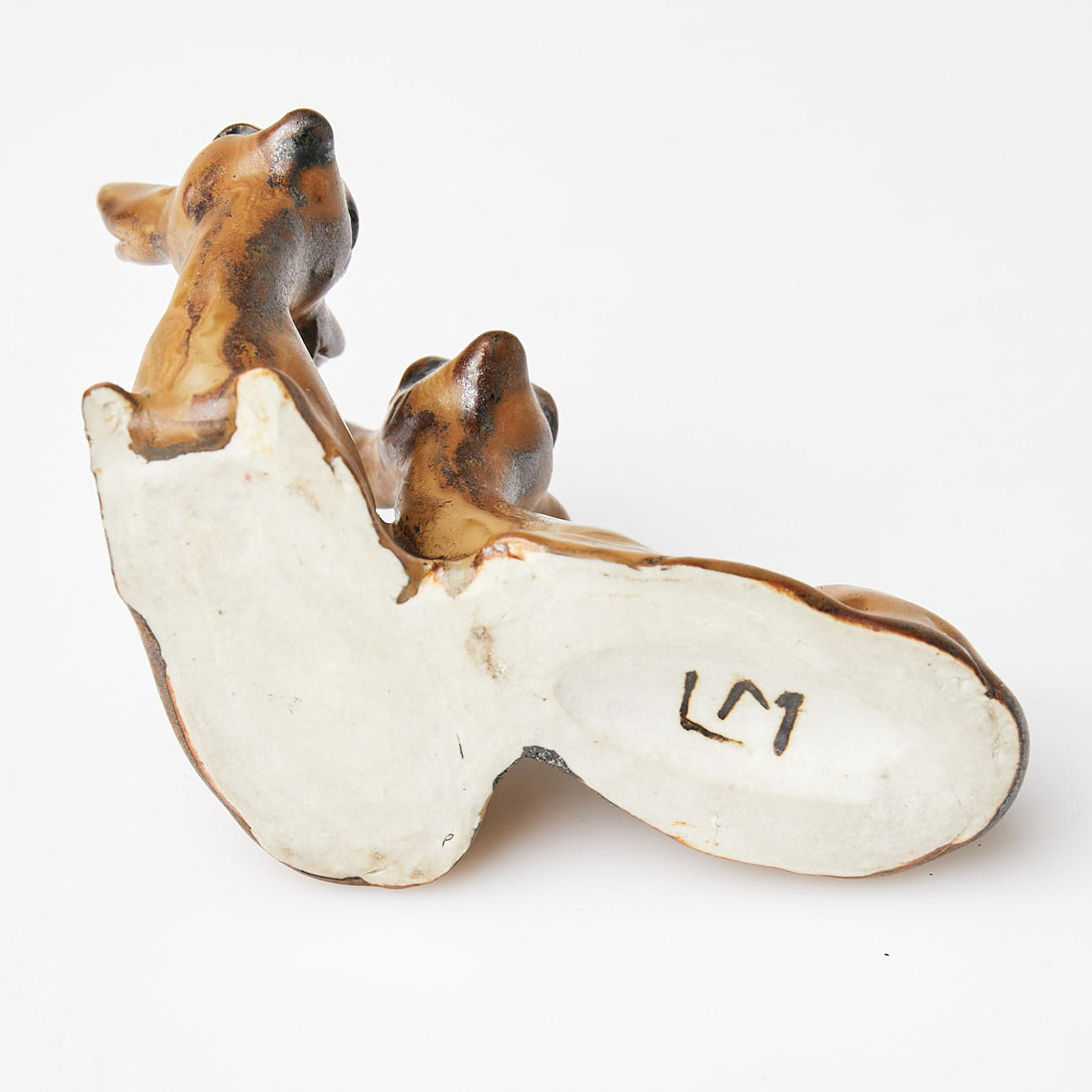 LEA VON MICKWITZ, Rådjurskid, porslin, monogramsignerad. Keramik ...