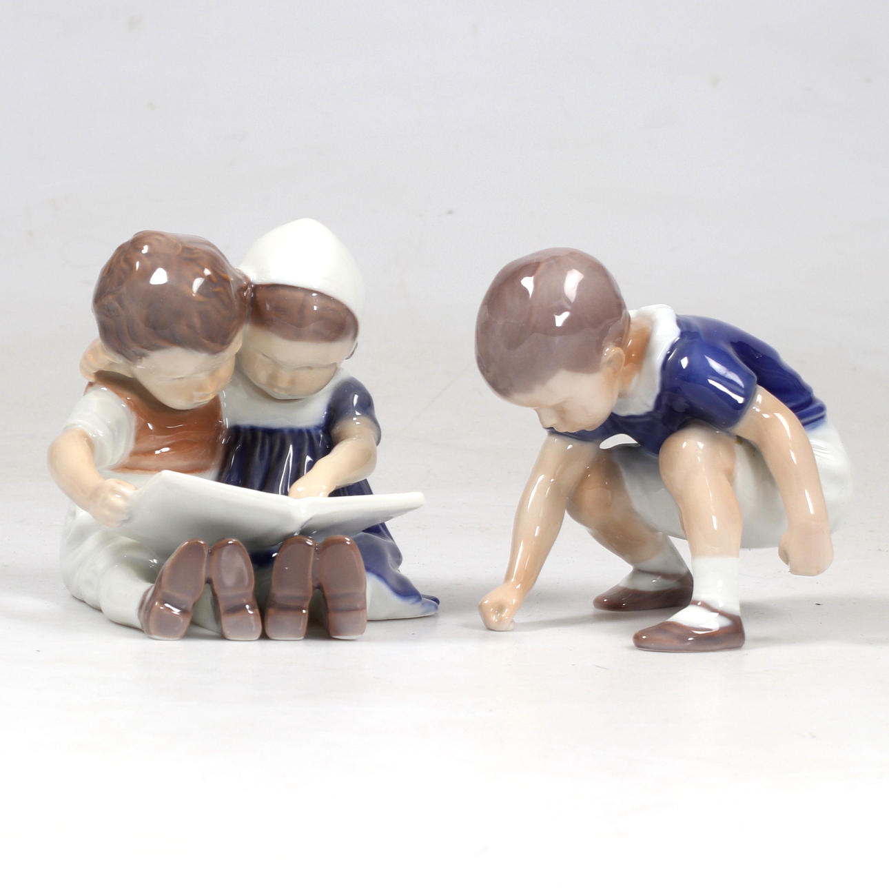 FIGUIRNER, 2 st, porslin, Bing och Gröndahl, Danmark. Keramik & Porslin ...