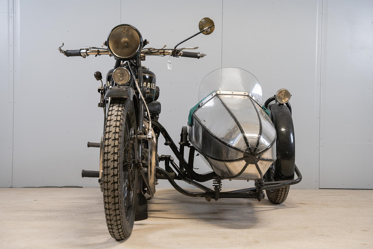 ARIEL, modell E, med sidovagn, 1928, England. Fordon, Båtar & Delar ...