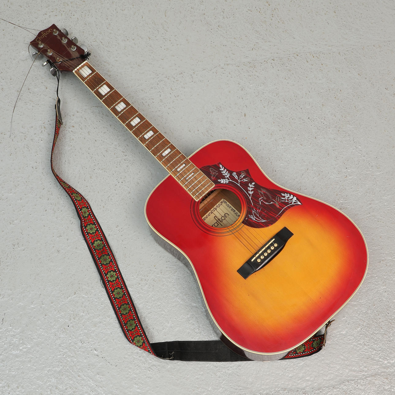 AKUSTISK GITARR, Western, stålsträngad, Crafton. Övrigt ...