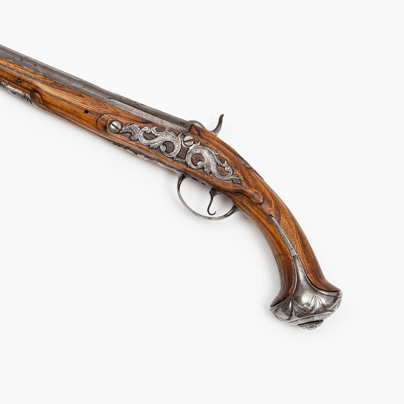 RIDER GUN, converted from flint lock to stroke lock, France late 18th ...