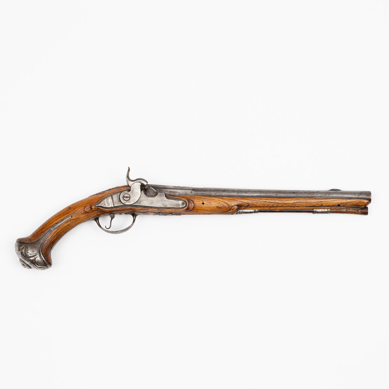 RIDER GUN, converted from flint lock to stroke lock, France late 18th ...
