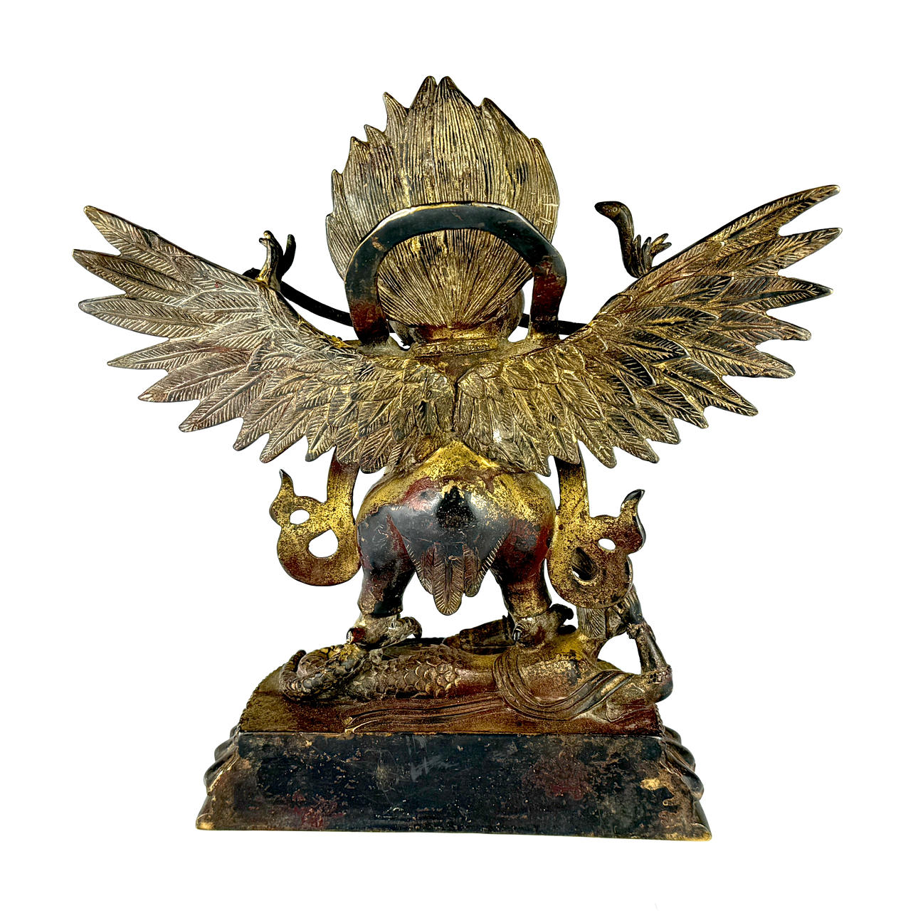 SINO-TIBETAN GILT BRONZE GARUDA FIGURE. Asiatica - Auctionet