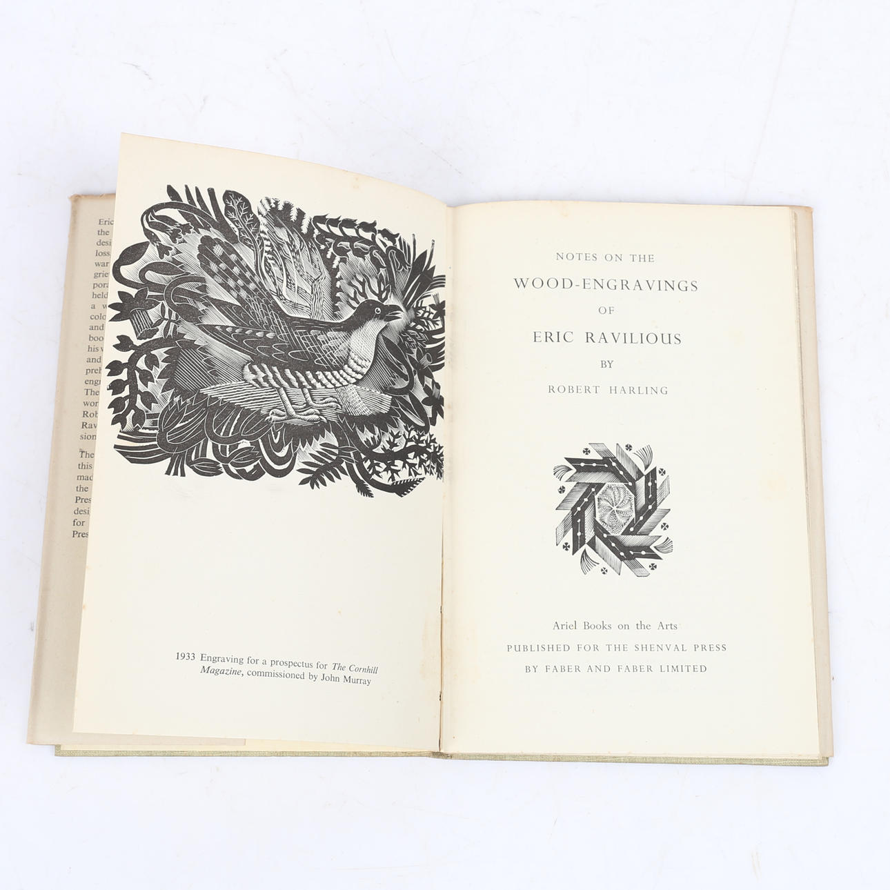 ROBERT HARLING, ENGRAVINGS BY ERIC RAVILIOUS. Books, Maps & Manuscripts ...
