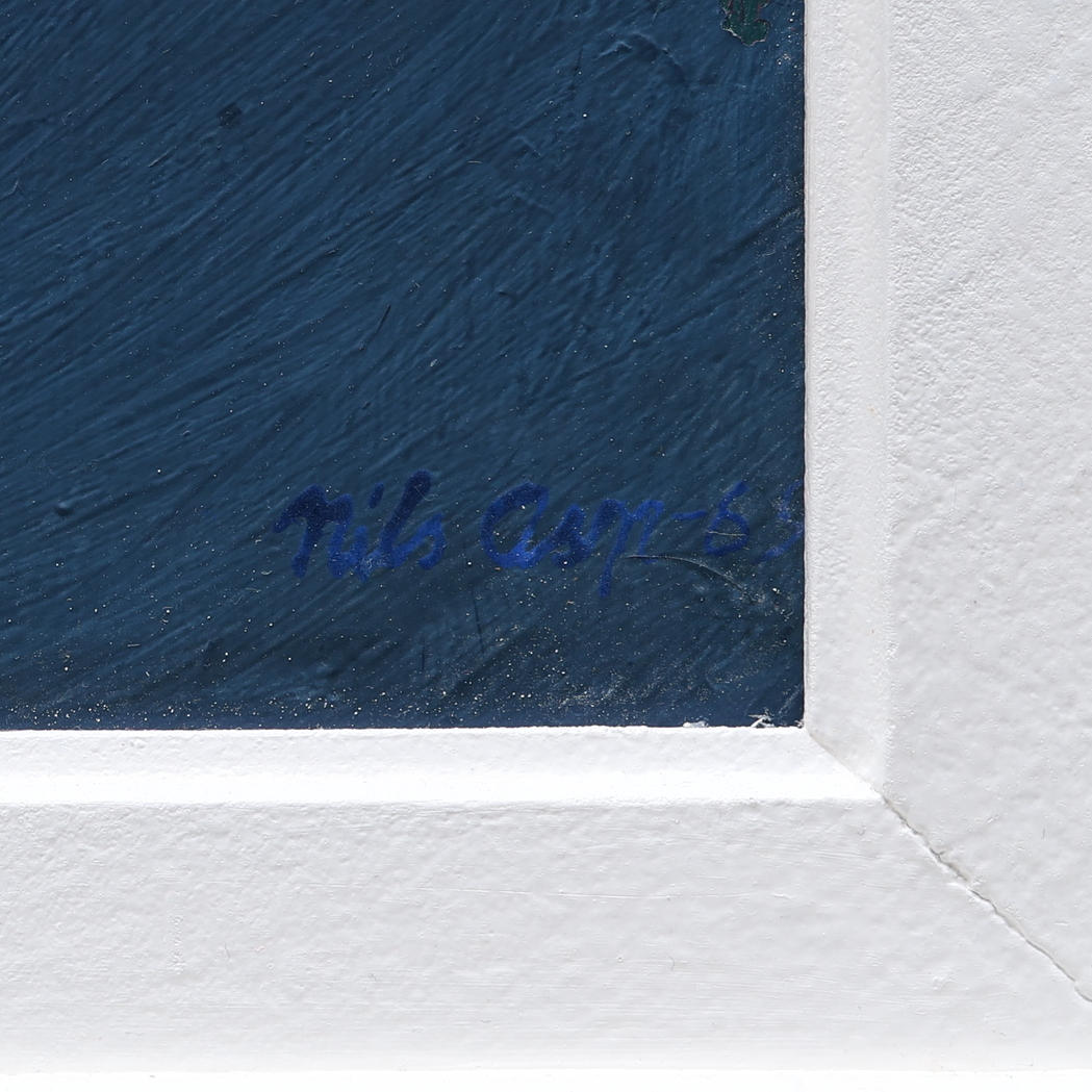 NILS ASP (1916-1987), olja på pannå, "Expansion", signerad, daterad -69 ...