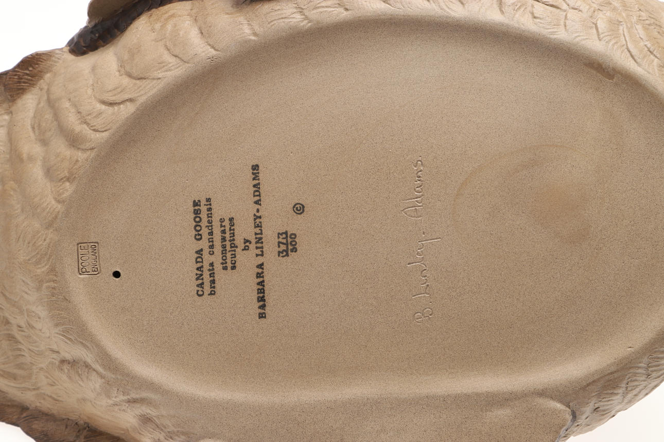 LINLEY ADAMS FOR POOLE POTTERY, A LIMITED EDITION MODEL OF A CANADA ...