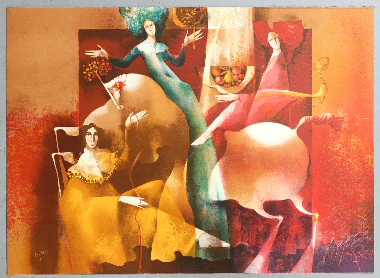 JOSEP BAQUES (1931). lithograph, signed, numbered 146/250. Art ...