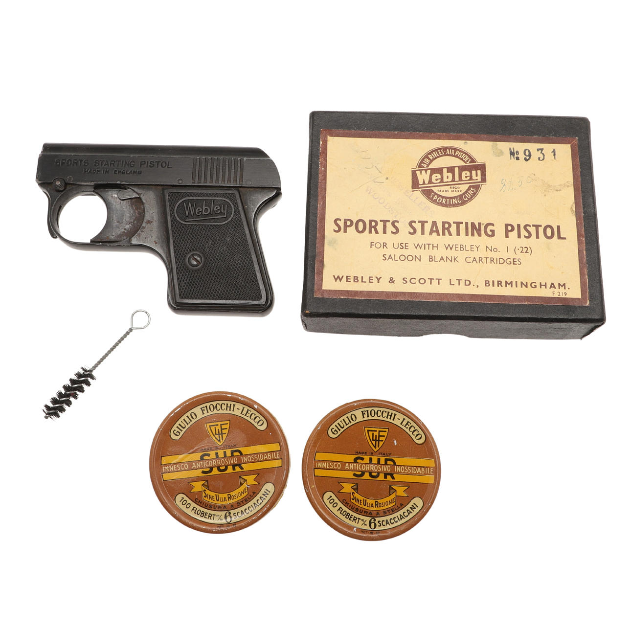 A WEBLEY SPORTS STARTING PISTOL. Weapons & Militaria - Guns & Rifles ...