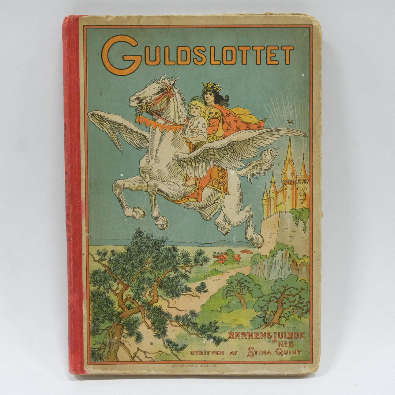 BOOK WITH FRONT COVER ILLUSTRATED BY JENNY NYSTRÖM, “THE GOLD CASTLE ...