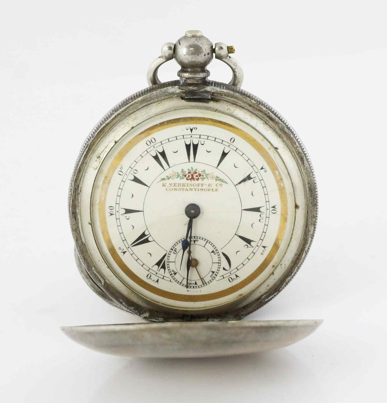 POCKET WATCH, Billodes, silver, 52 mm. Clocks & Watches - Pocket & Stop ...