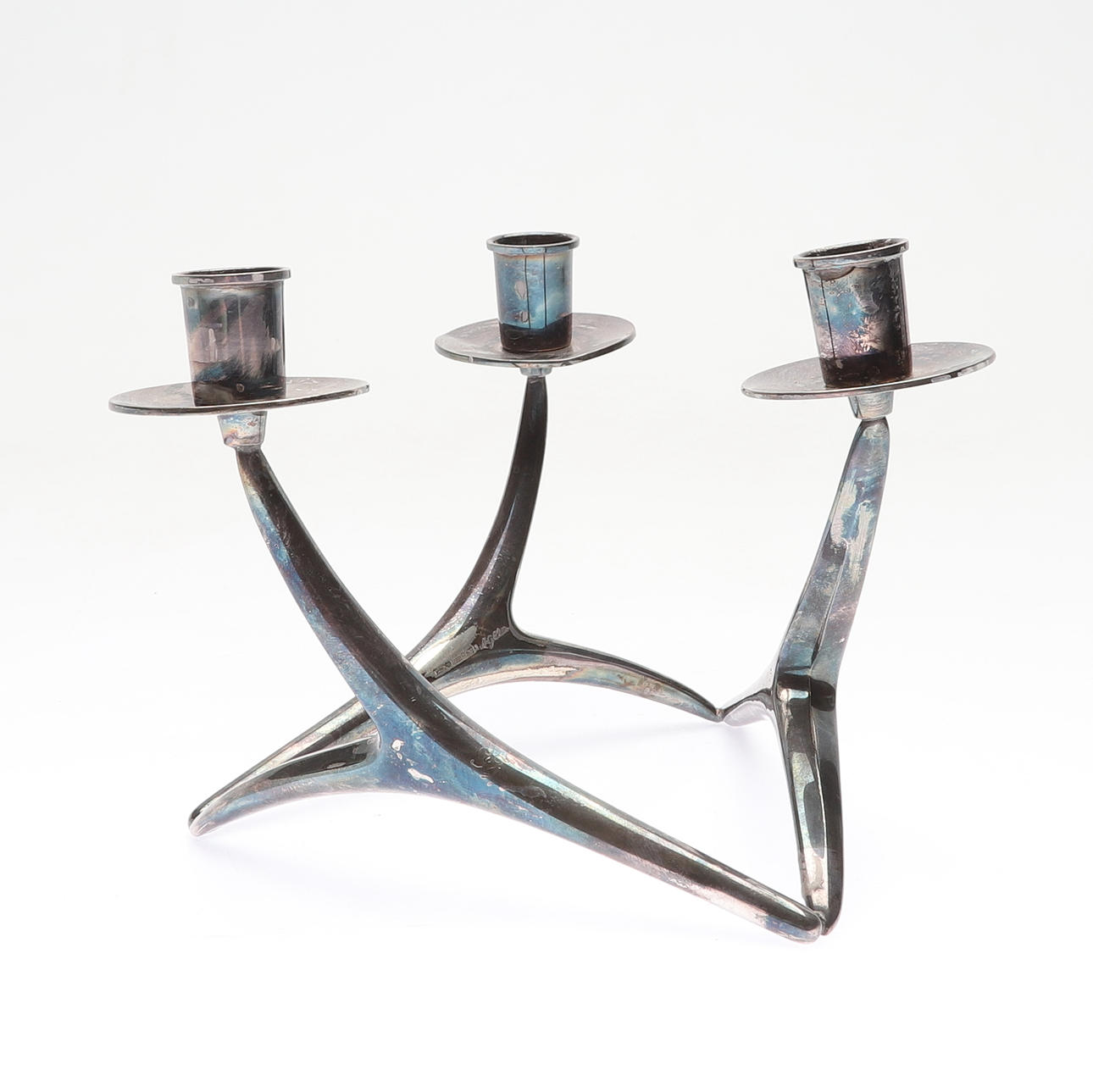 ANNA-GRETA EKER. A silver candlestick, Auran Kultaseppää Oy, Turku ...