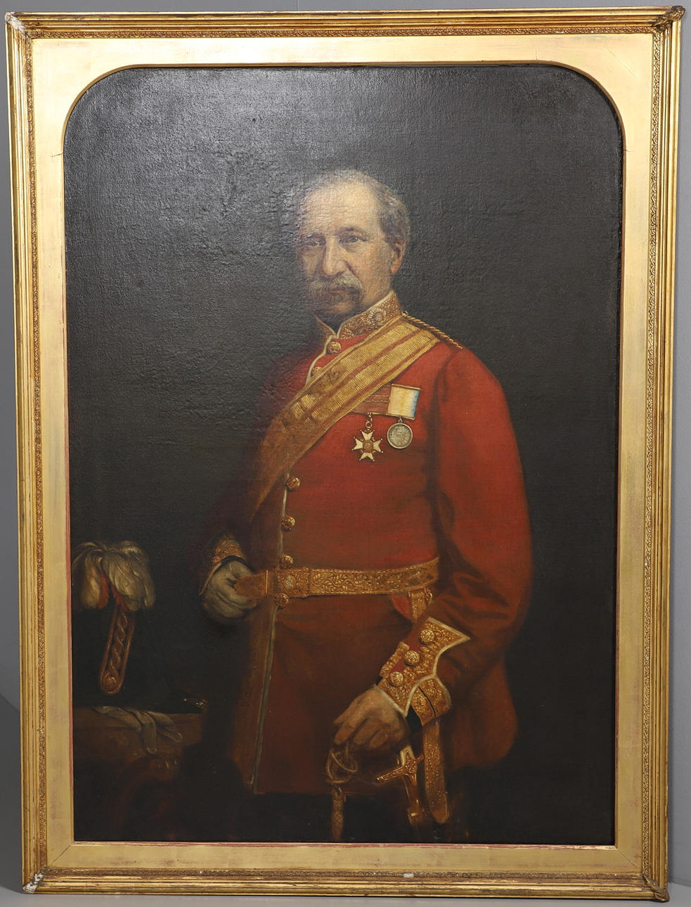 ATTRIBUTED TO WILLIAM BARNES BOADLE (1840-1916). PORTRAIT OF MAJOR ...
